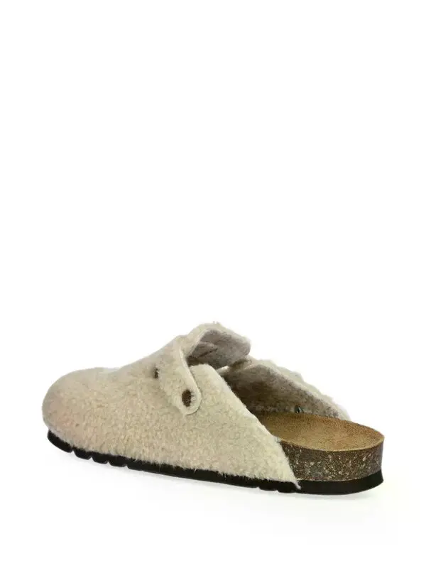 DR. SCHOLL'S SHOES Fae Buckle-fastening Shearling-effect Slippers