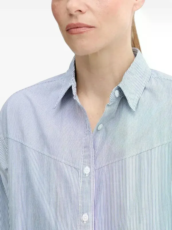 LEVI'S Harlie Pieced Vertical-stripe Shirt