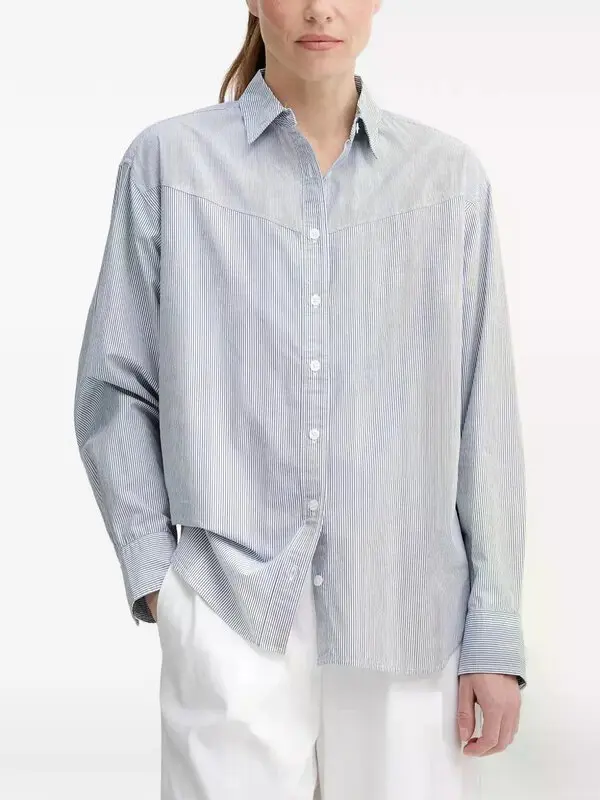 LEVI'S Harlie Pieced Vertical-stripe Shirt