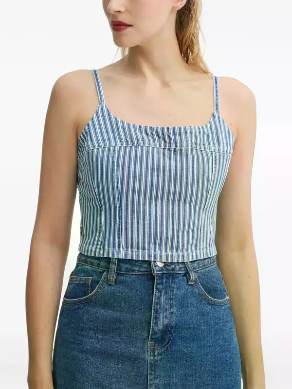 LEVI'S Striped Cropped Top