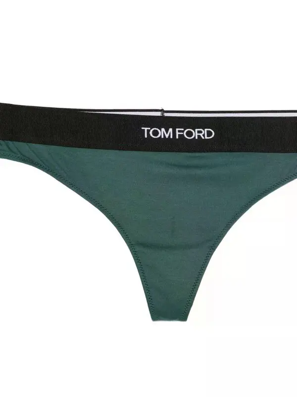 TOM FORD Logo-waistband Thong