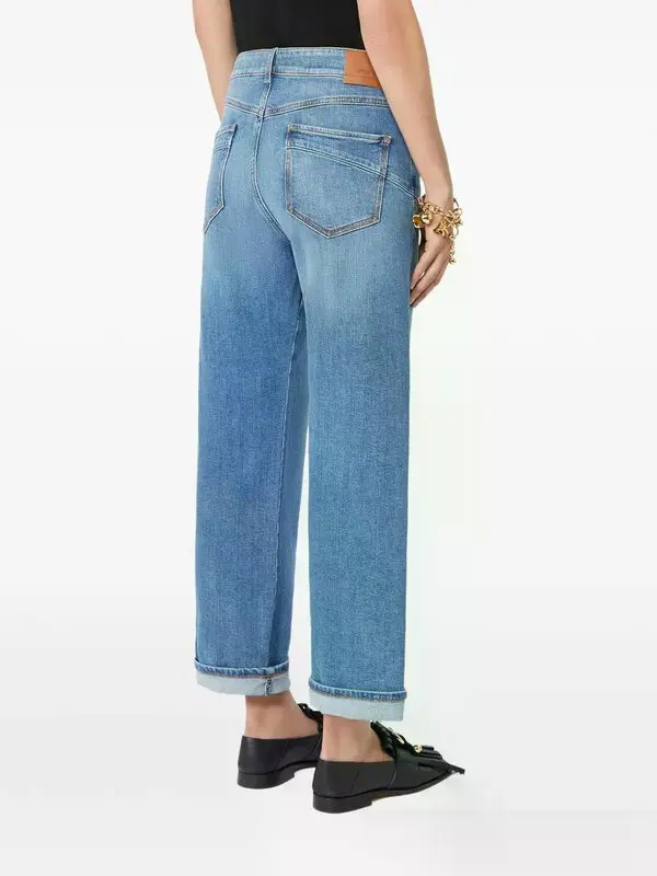 Sportmax Straight-leg Turned-up Jeans