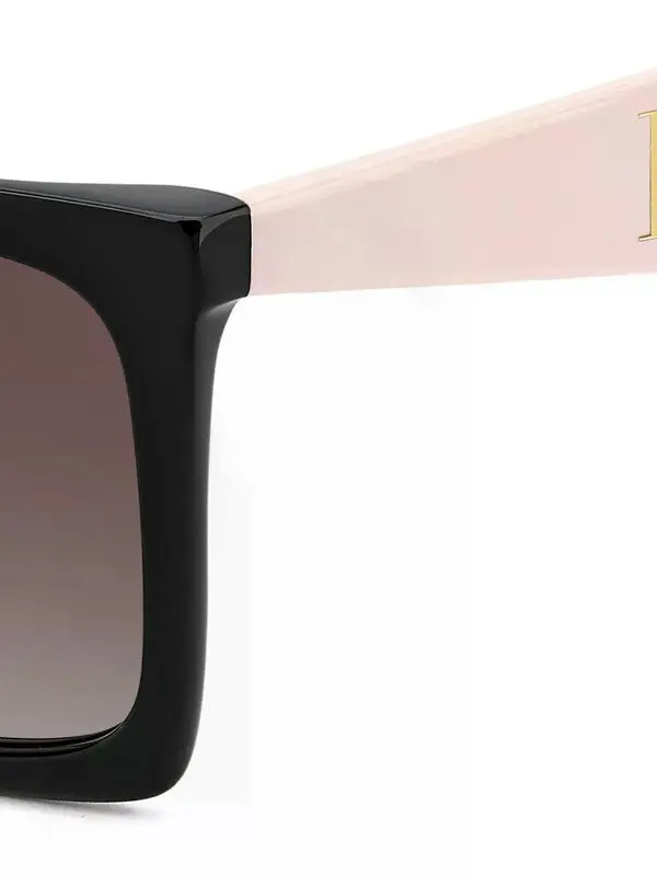 Carolina Herrera Logo-plaque Square-frame Sunglasses