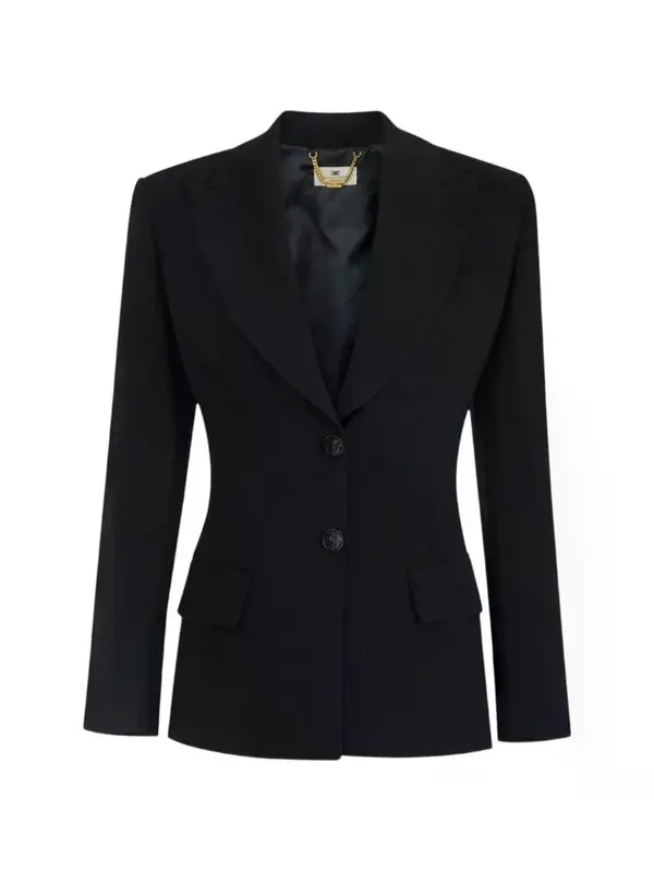 Elisabetta Franchi Lightweight Crêpe Jacket With Laces