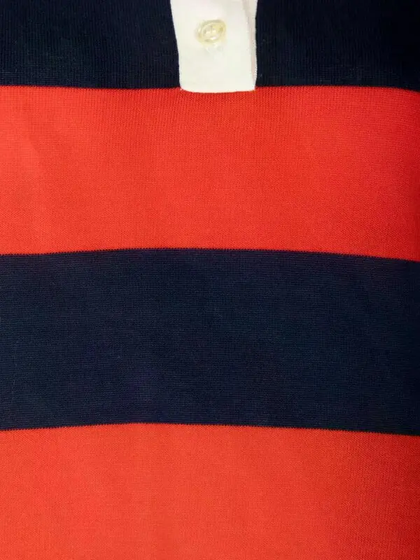 The Great. Academy Striped Polo Top
