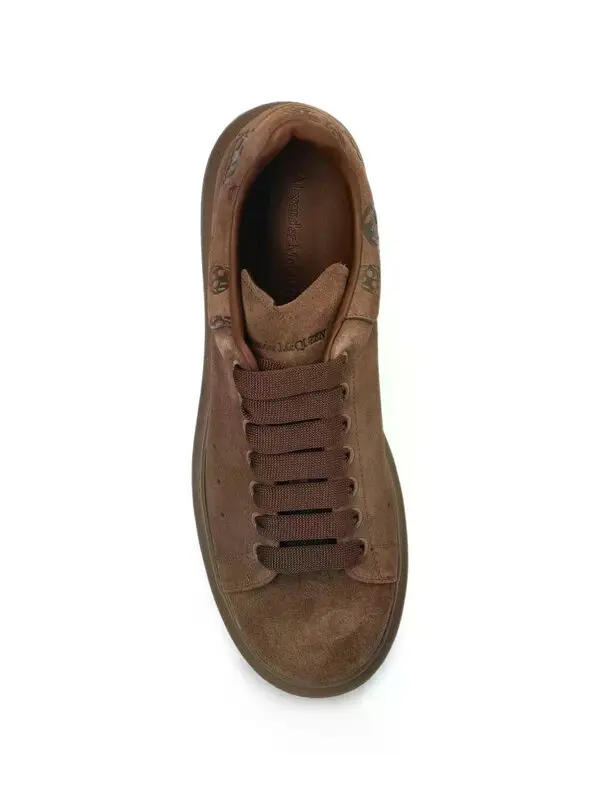 Alexander McQueen Skull-print Suede Trainers