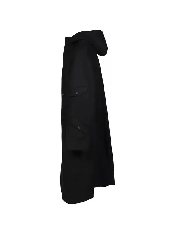 Yohji Yamamoto Hooded Military Coat