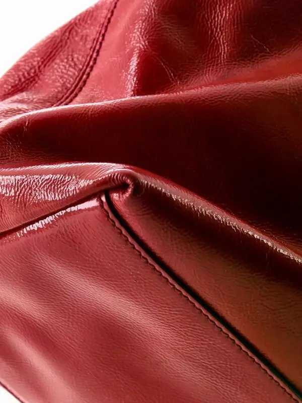 Gucci Soho Chain Strap Shoulder Bag Patent Medium Tote Bag