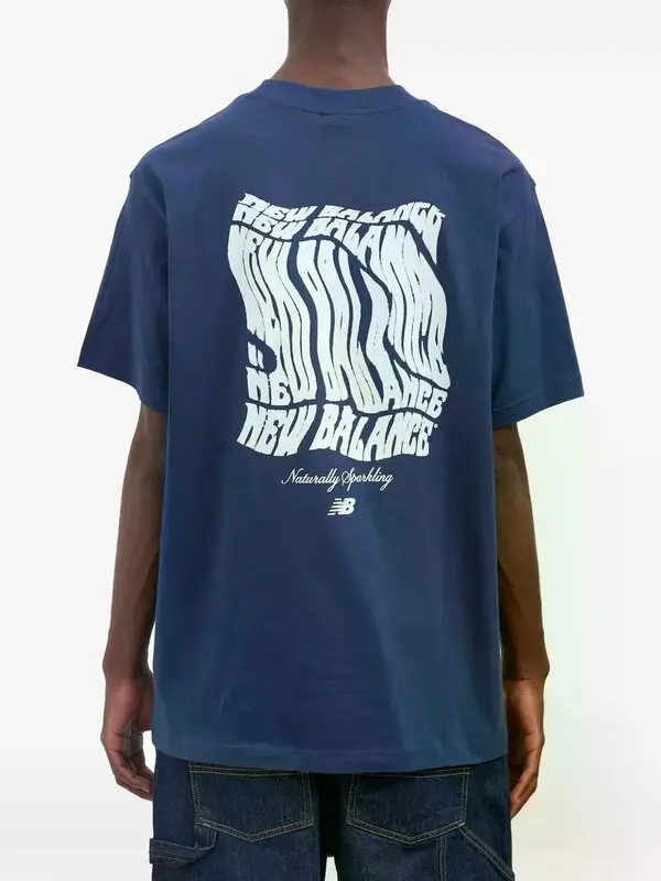 NEW BALANCE Logo-print Crew-neck T-shirt