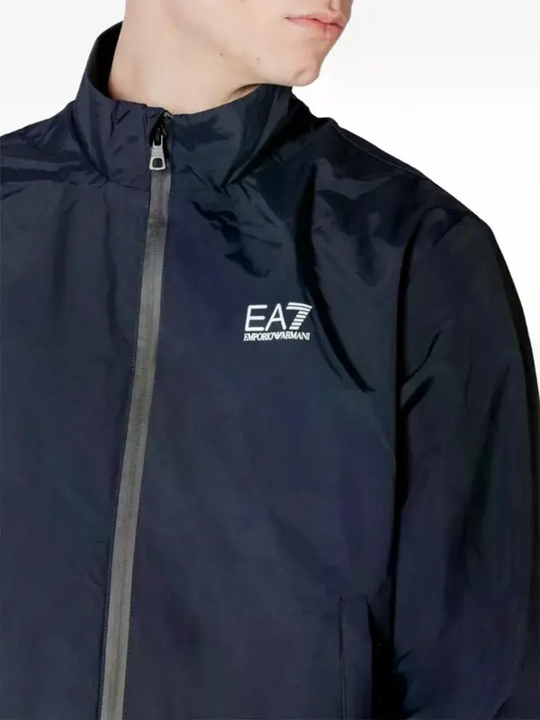 EA7 Logo-print Bomber Jacket