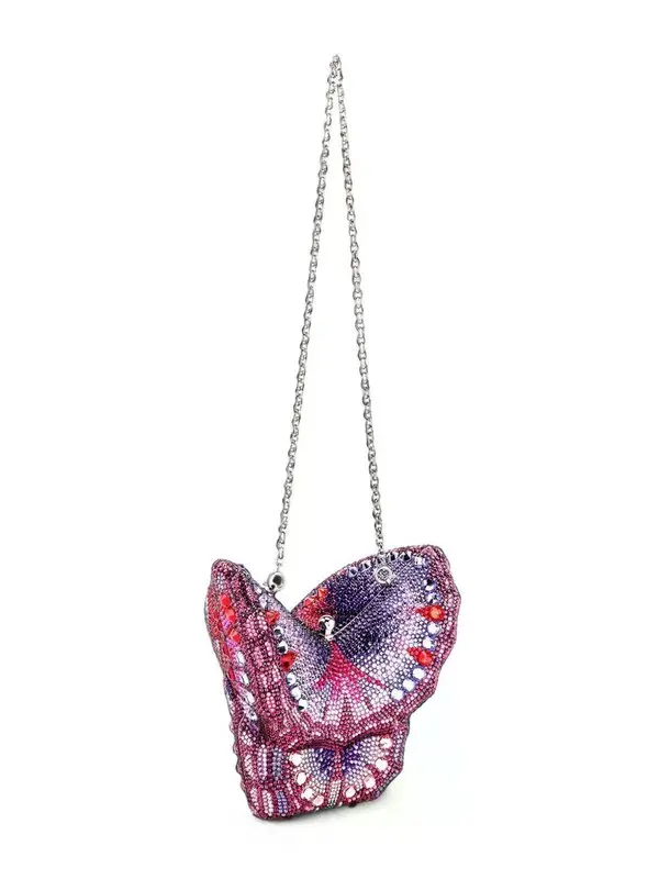 Judith Leiber Butterfly Aurora Crystal-embellished Mini Bag