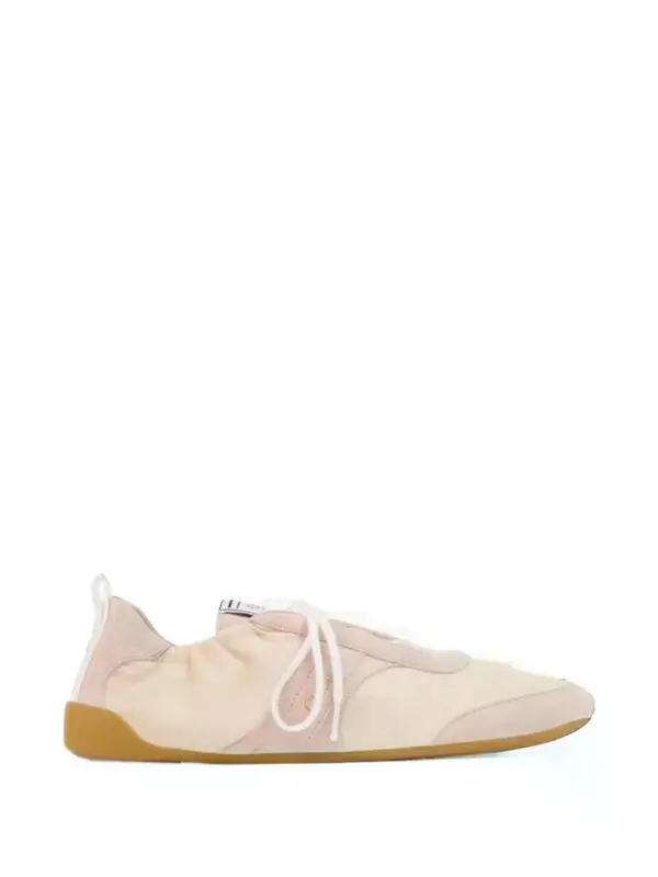 Chloé Kick Suede-panelled Sneakers