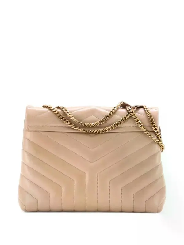 Saint Laurent Loulou Matelasse Chevron Leather Medium Shoulder Bag
