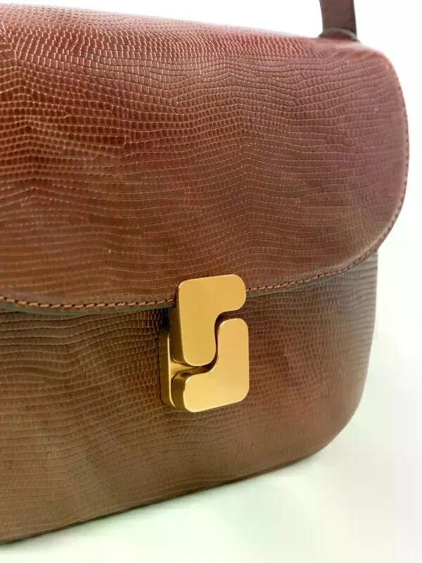 Soeur Bellissima Lizard-effect Leather Shoulder Bag