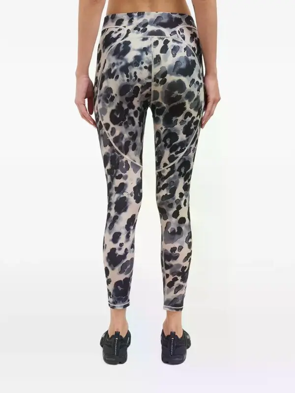 Adidas By Stella McCartney Leopard-print Training Leggings