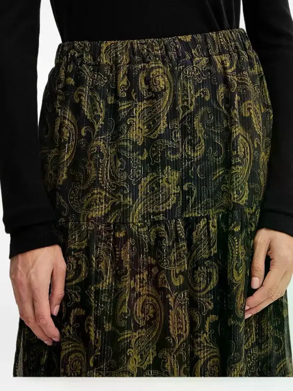 Michael Kors Paisley-print Tiered Skirt
