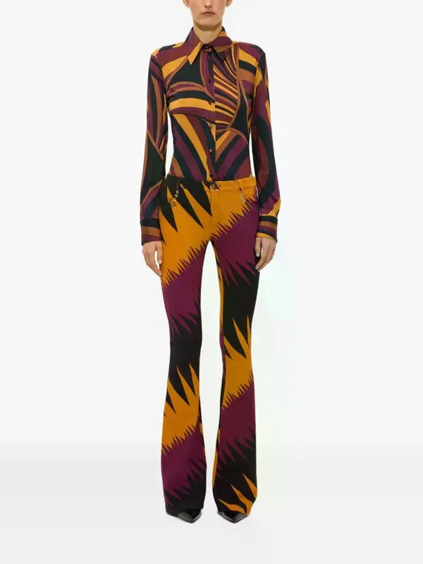 Emilio Pucci Iride Print Jersey Shirt - Black