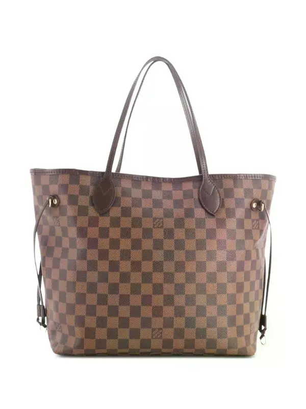LOUIS VUITTON Neverfull Nm Damier Mm Tote Bag - Brown