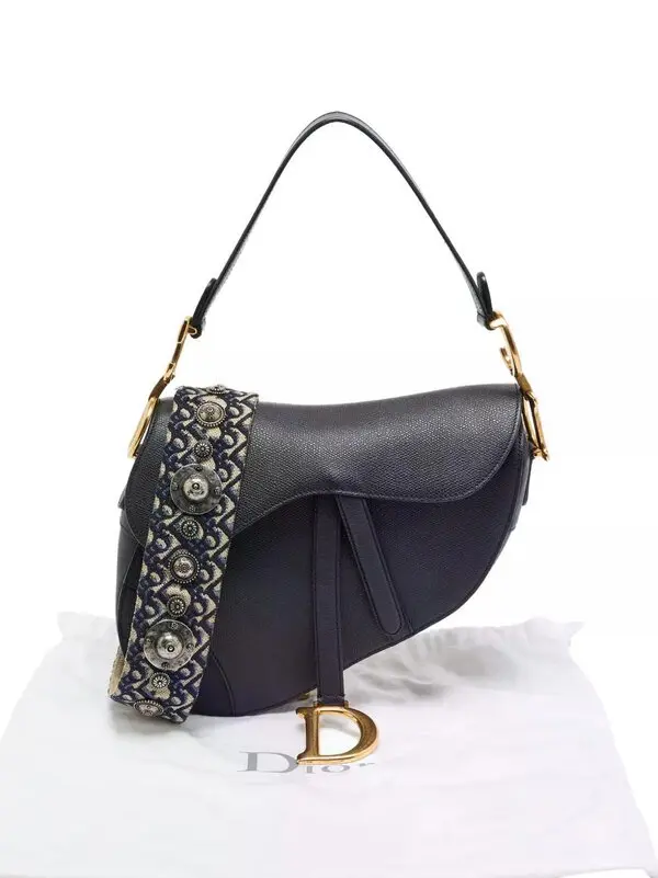 Dior 2018 Medium Saddle Shoulder Bag