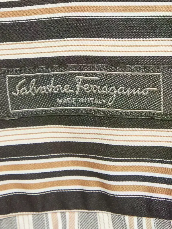 FERRAGAMO Striped Button-down Shirt
