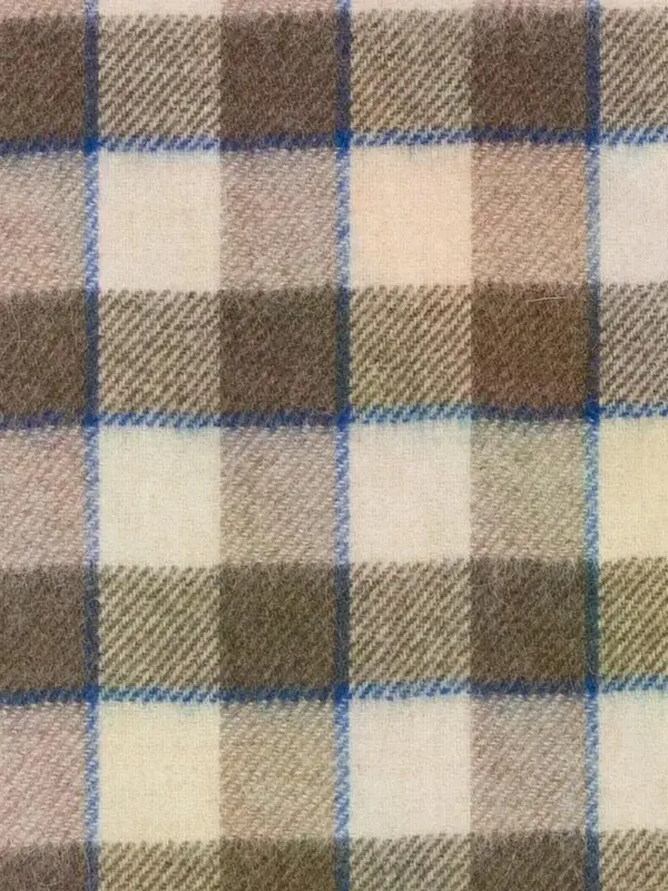 A.p.c. Check-pattern Fringed Scarf