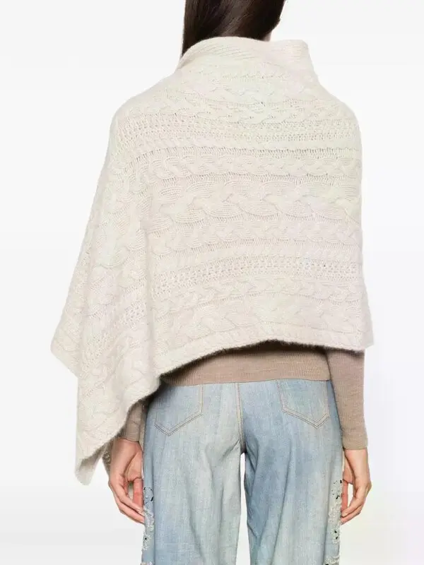 Ermanno Scervino Cable-knit Cape
