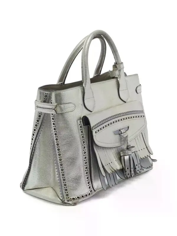 Burberry Banner Fringe-detail Tote Bag