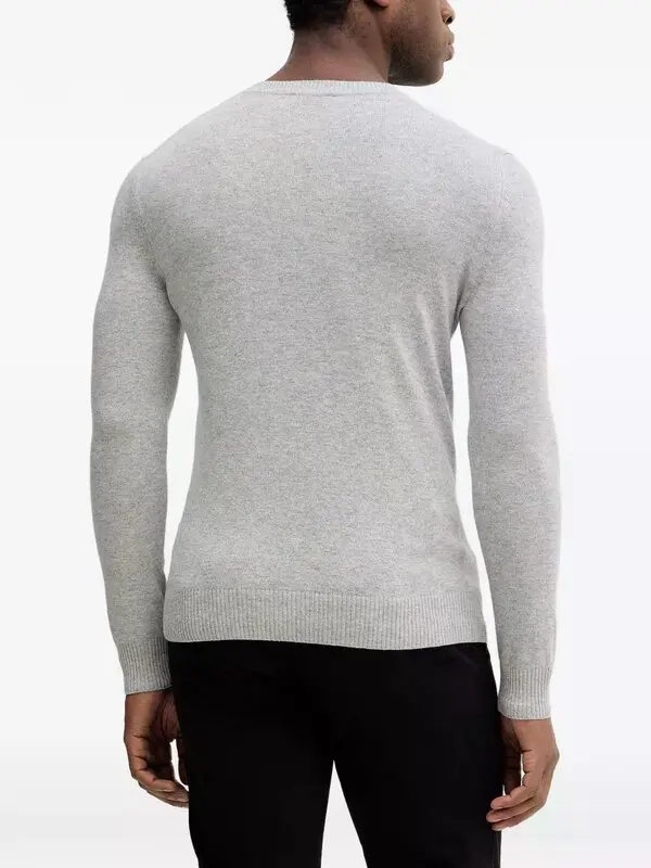 Sisley Crew-neck Ribbed-trim Sweater