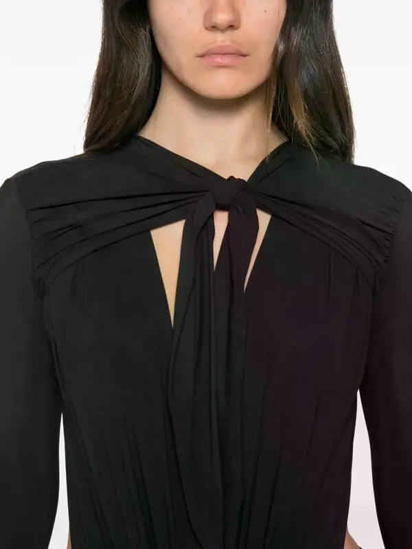 AMAZUIN Anais Cut-out Ruched Bodysuit