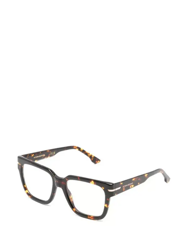 Victoria Beckham Tortoiseshell-effect Square-frame Glasses