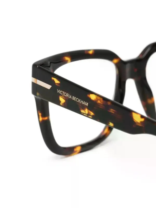Victoria Beckham Tortoiseshell-effect Square-frame Glasses