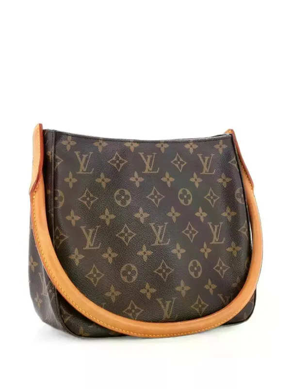 LOUIS VUITTON Looping Handbag Monogram Canvas Mm Satchel