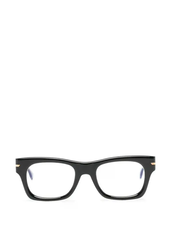 Victoria Beckham Rectangle-frame Glasses - Black