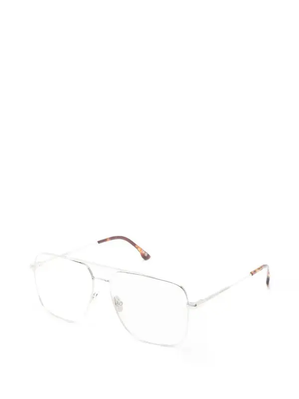 Victoria Beckham Double-bridge Square-frame Glasses
