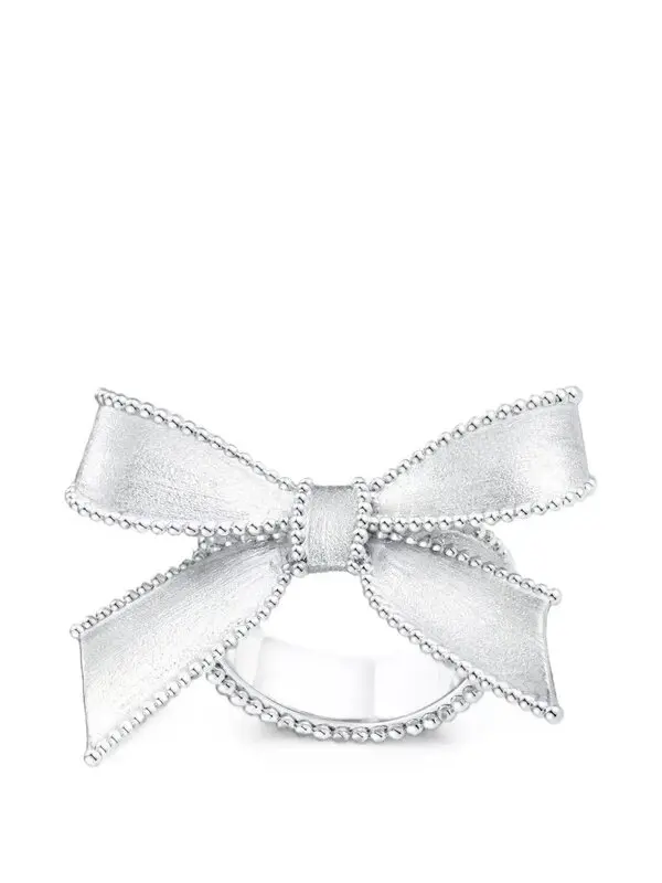 SHUSHU/TONG X Yvmin Bow-motif Ring - Silver