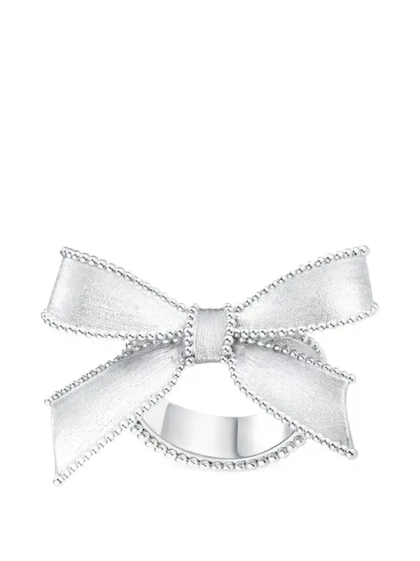 SHUSHU/TONG X Yvmin Bow-motif Ring - Silver
