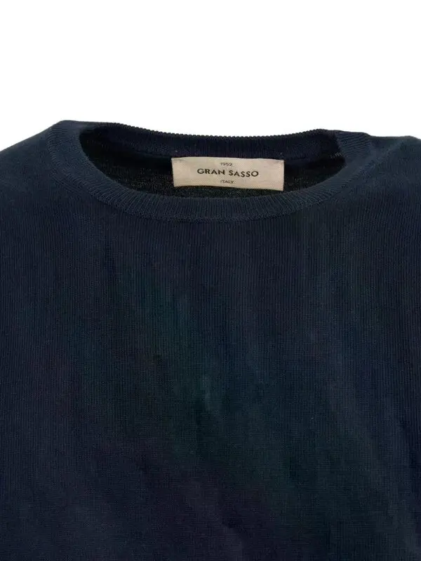 GRAN SASSO Short-sleeve Cotton Sweater