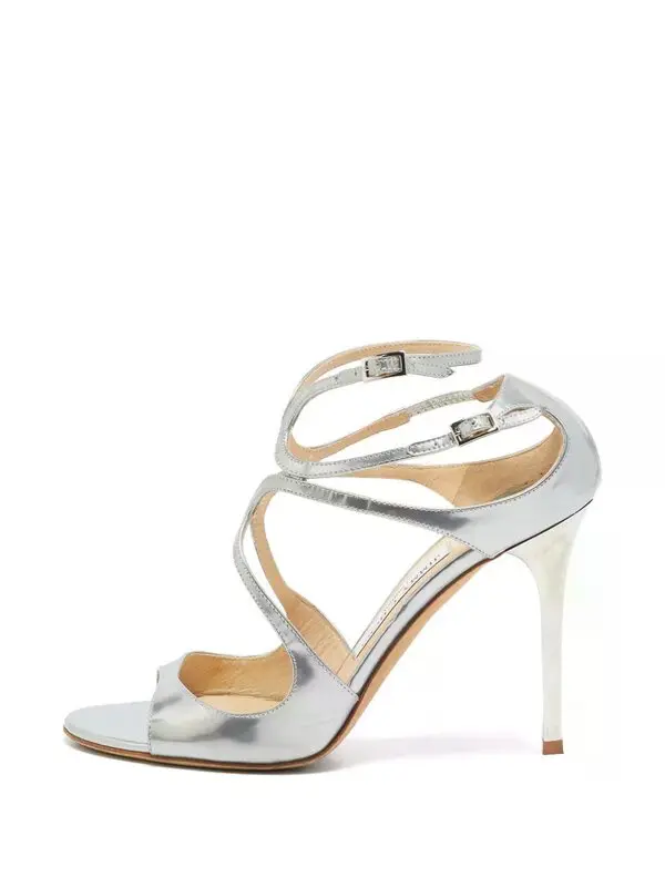 JIMMY CHOO Lang Strappy Sandals - Silver