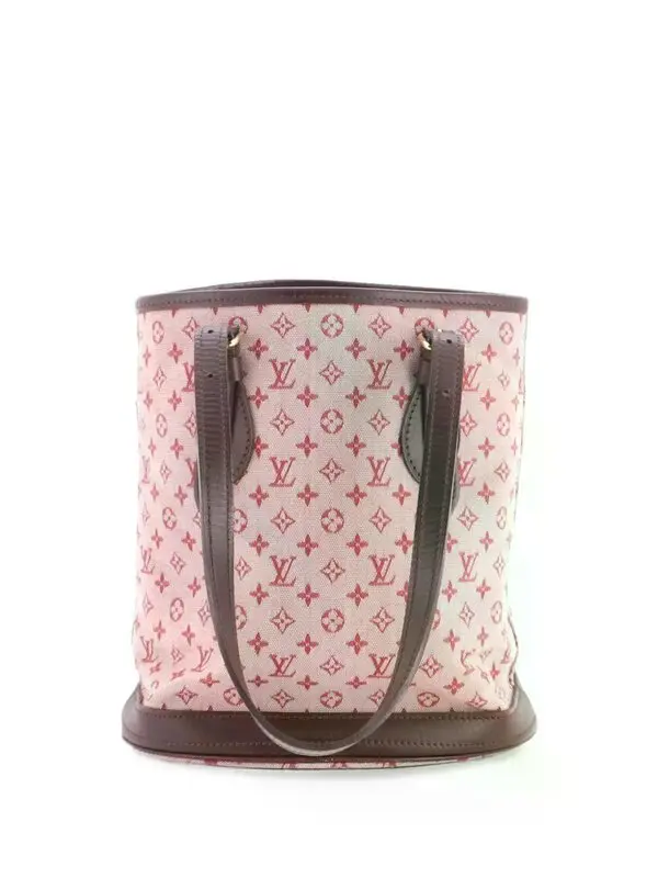 LOUIS VUITTON Petit Mini Lin Bucket Bag - Pink