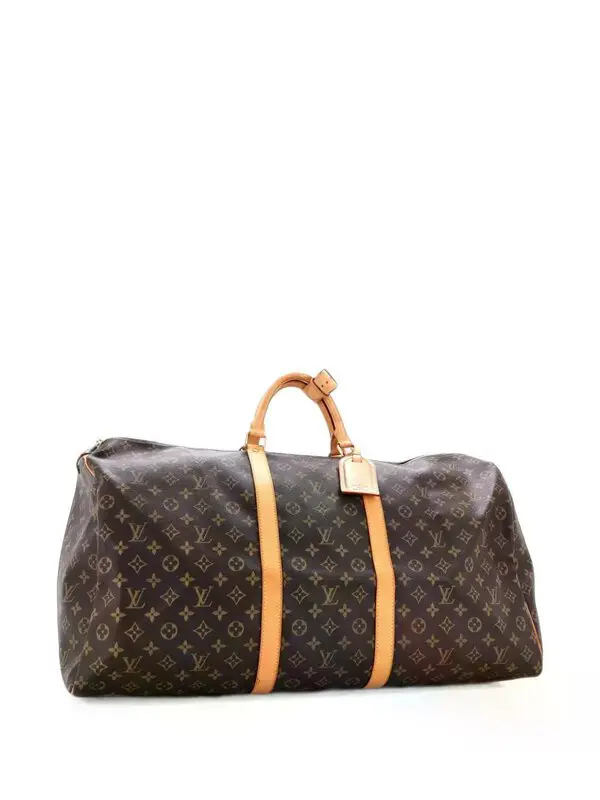 LOUIS VUITTON Keepall Bag Monogram Canvas 60 Travel Bag - Brown