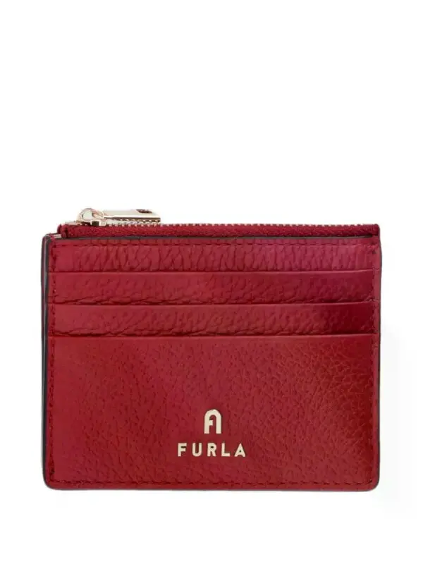 Furla Logo-plaque Leather Cardholder