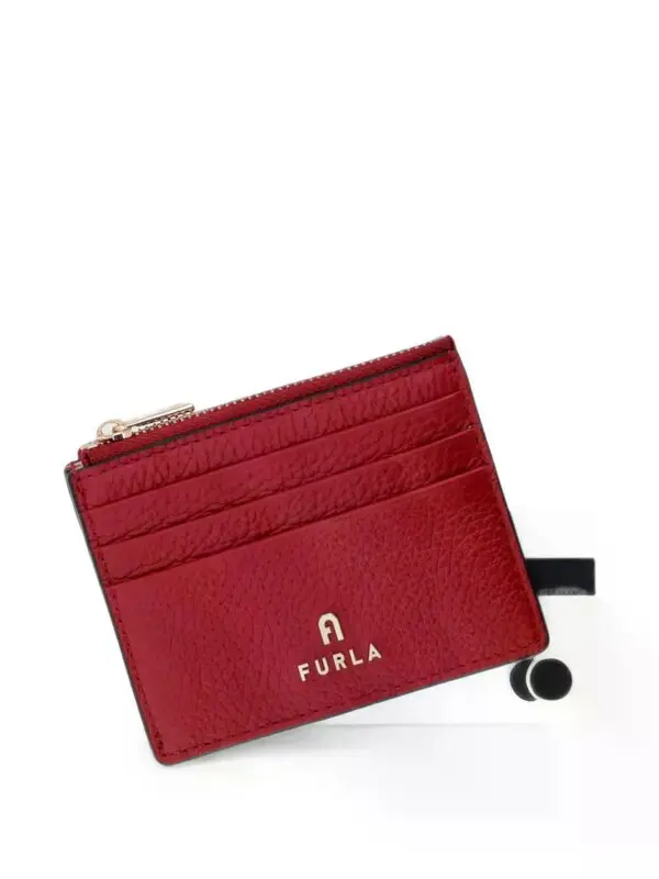 Furla Logo-plaque Leather Cardholder