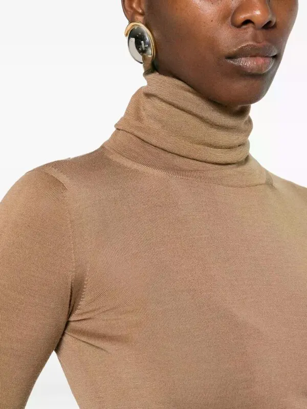 Max Mara Roll-neck Long-sleeve Sweater