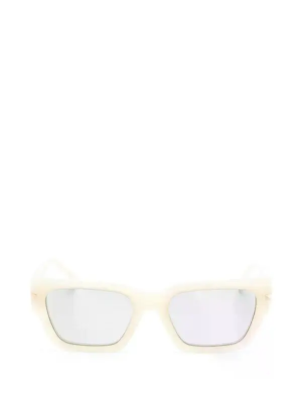 Victoria Beckham Geometric-frame Sunglasses - Neutrals