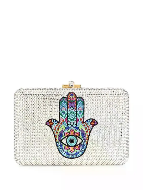 Judith Leiber Hamsa Crystal-embellished Mini Bag