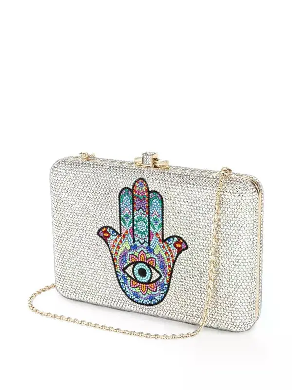 Judith Leiber Hamsa Crystal-embellished Mini Bag