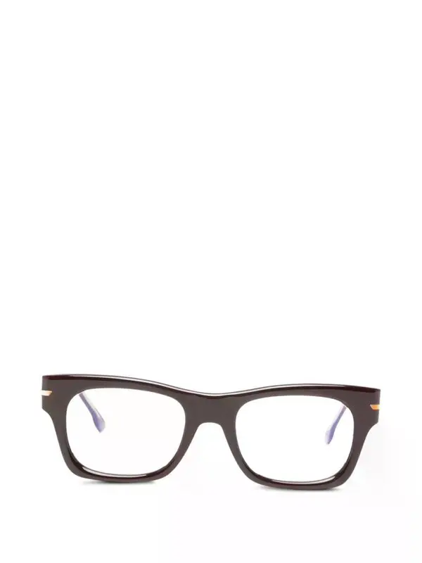 Victoria Beckham Rectangle-frame Glasses - Red