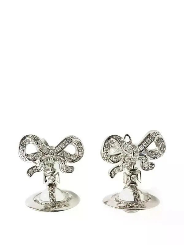 VIVIENNE WESTWOOD Octavie Orb Drop Earrings - Silver