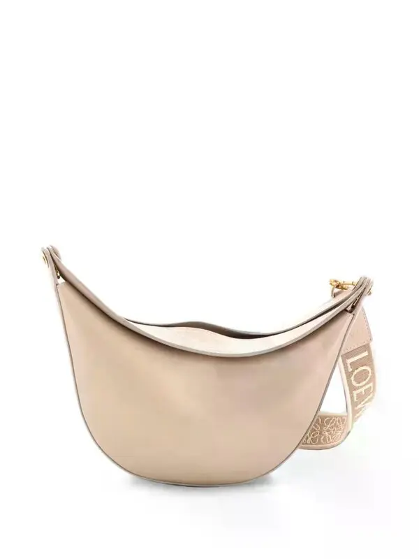 Loewe Luna Leather Hobo Bag - Neutrals
