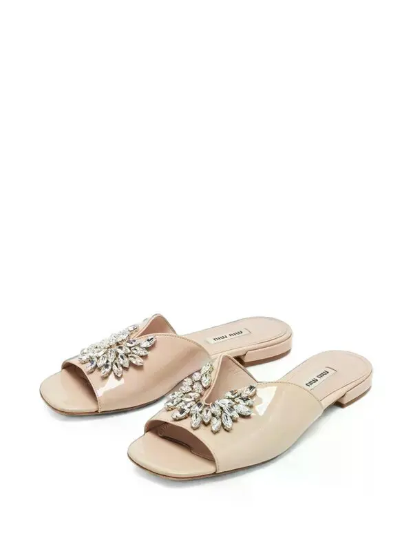 Miu Miu Crystal-embellished Sandals